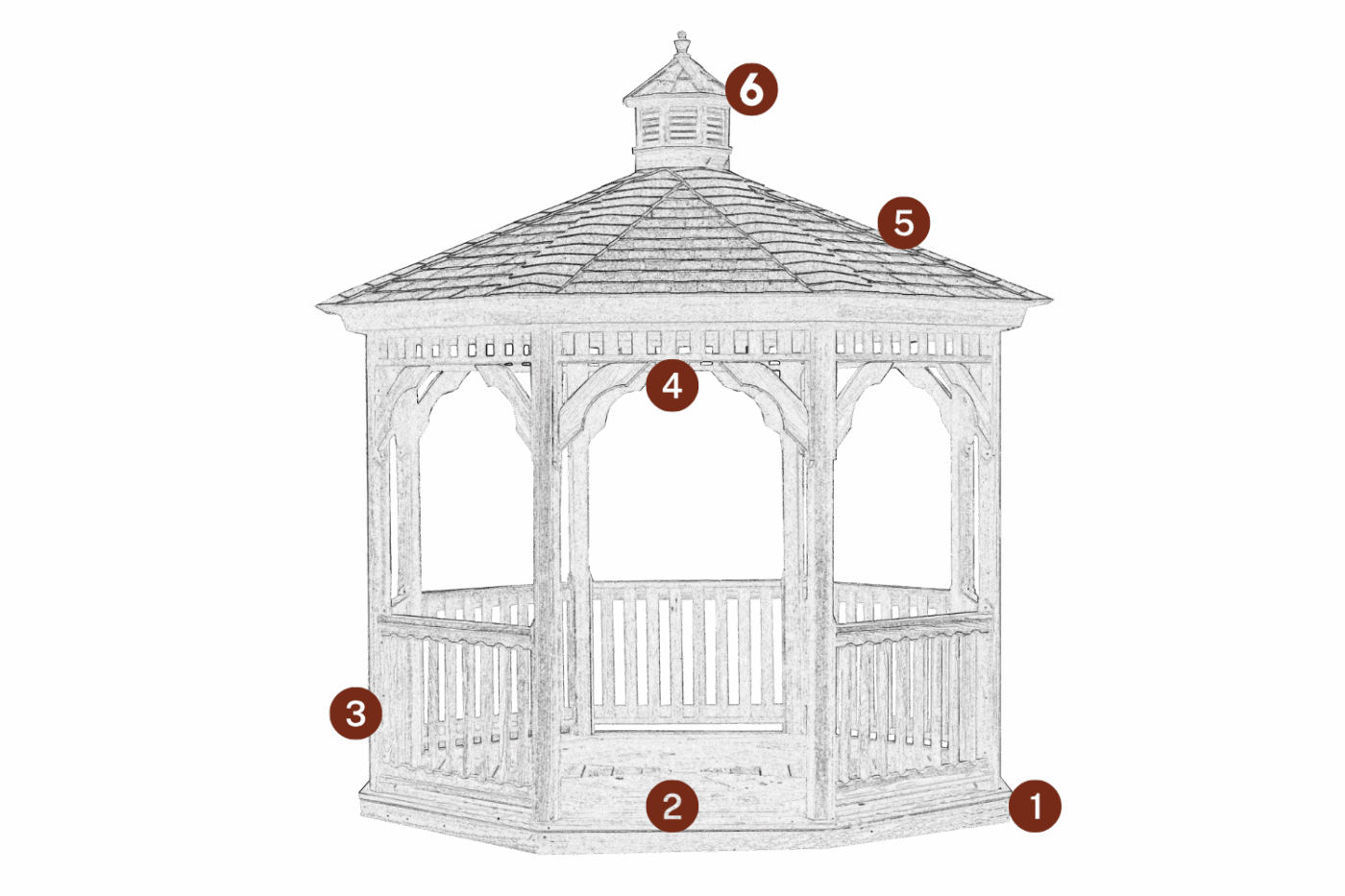 The Wood Octagon Gazebo | Pequea
